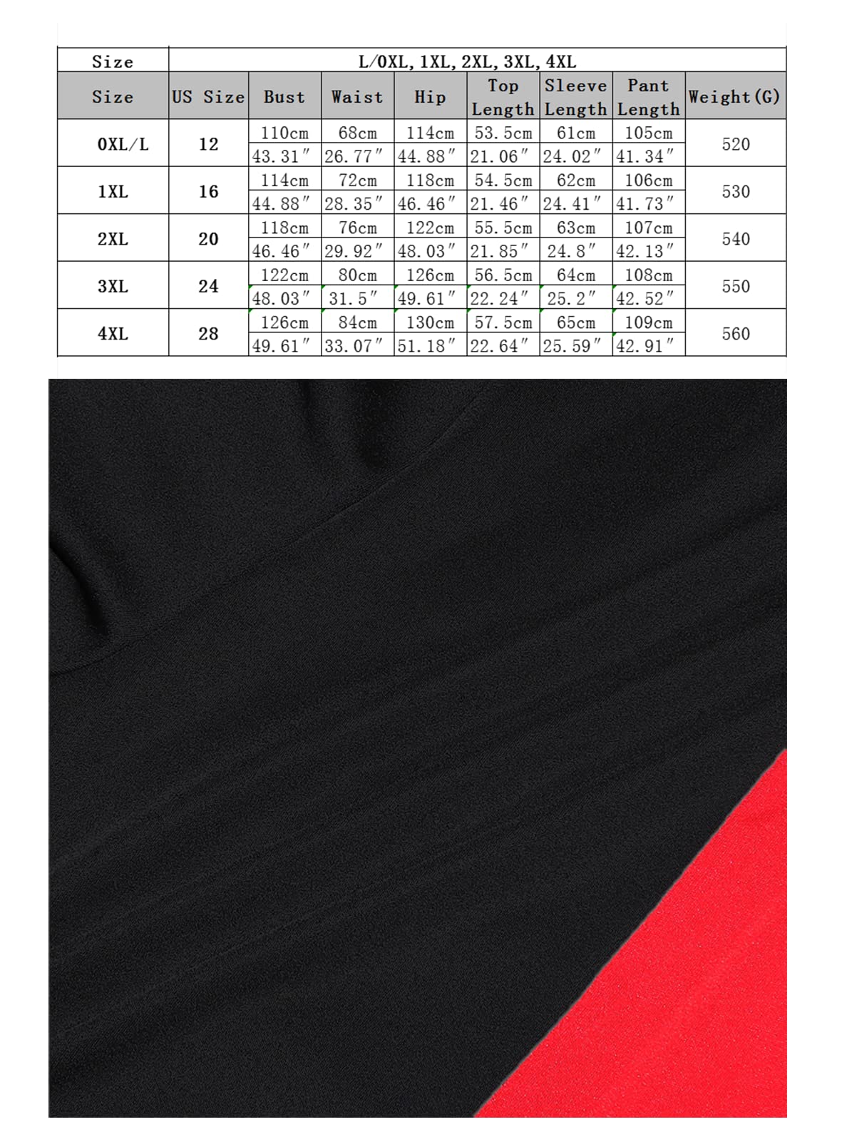 Bluewolfsea Plus Size Tracksuit for Women Set Color Block Striped Long Sleeve Zipper Jacket and Pants Set Sweatsuits XX-Large Black