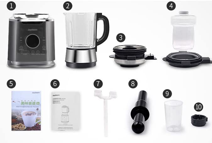 Joydeem Multifunctional Cooking Blender,High-Speed Countertop Blender JD-D16 with stew pot with Grinding Cup