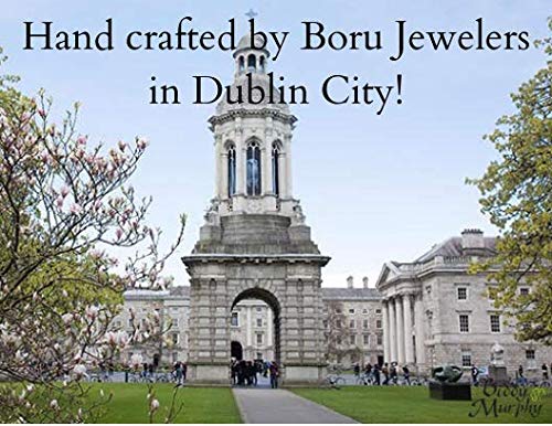 Biddy Murphy Celtic Warrior Shield Necklace 925 Sterling Silver and 18K Gold Plated Bead, Fine Irish Imported Jewelry