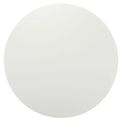 Modway Rostrum Modern 44" Round Top Pedestal Kitchen and Dining Room Table in White
