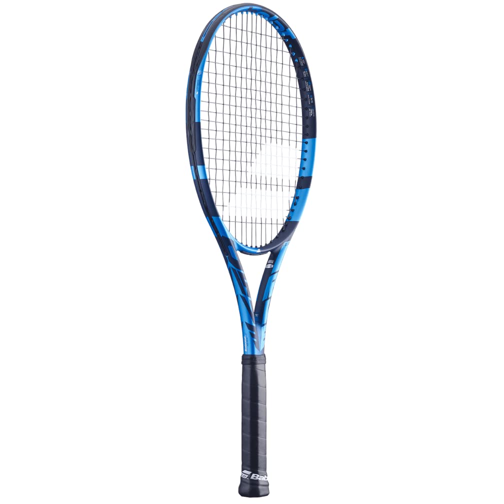 Babolat Pure Drive VS X1 Tennis Racquet - Strung with 16g White Syn Gut at Mid-Range Tension (4 1/8" Grip)