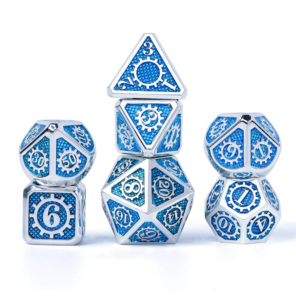 Tbrand DND Metal Dice is Used as Dungeon and Dragon Dice RPG. Its Cool Multiaspect DND Dice Suit Can Be Used as Gift and is Very Suitable for Dice Collectors.