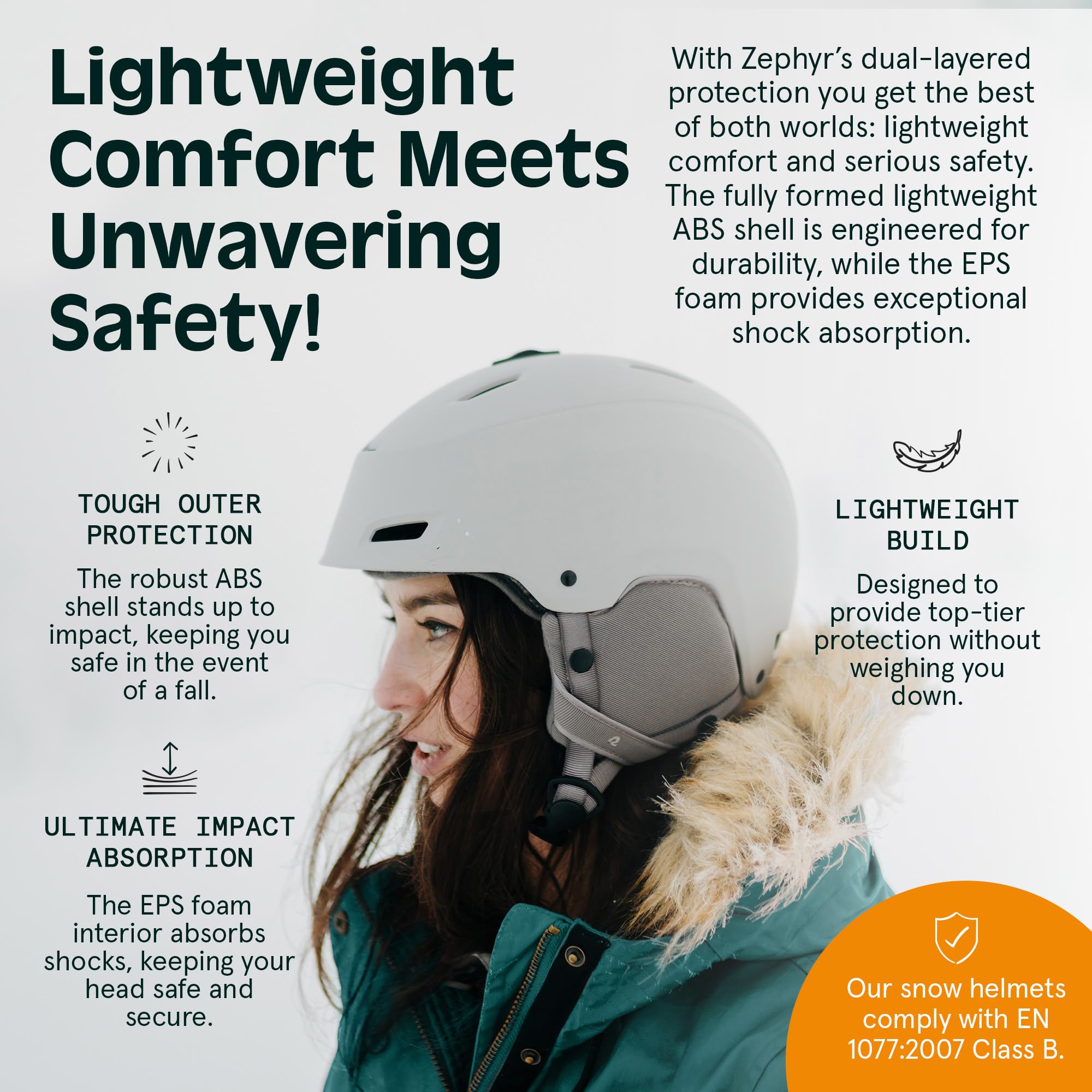 Retrospec Zephyr Ski Helmet - Snowboard Helmet for Adults & Youth- Adjustable Fit Snow Helmet with Protective Shell, and Breathable Vents for Men, Women, Boys and Girls