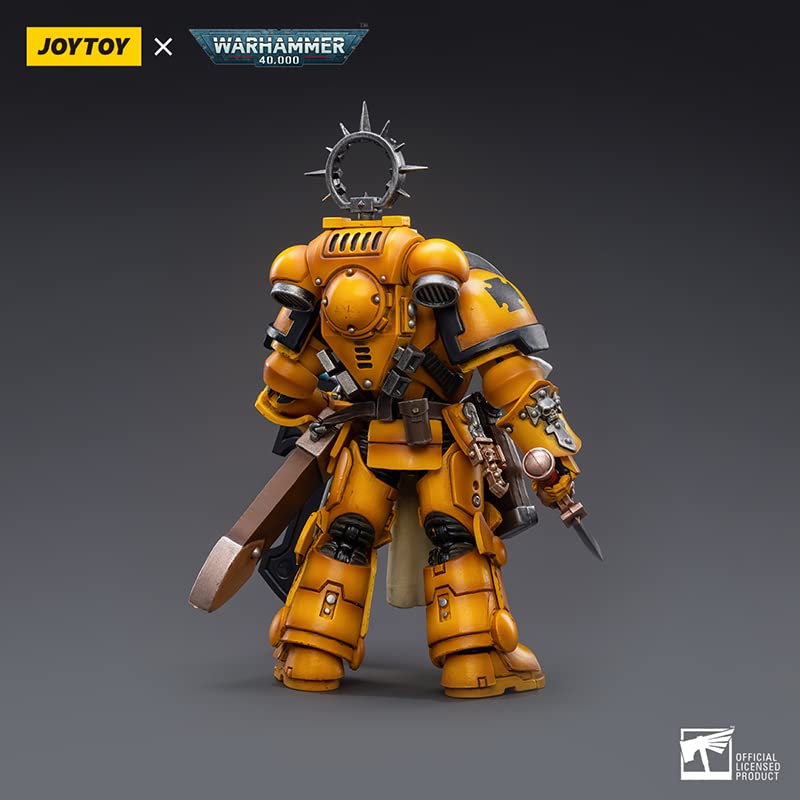 JoyToy Warhammer 40,000 1/18 Action Figure Bladeguard Veteran Collection Model(Imperial Fists)