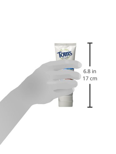 Tom's of Maine Natural Children's Fluoride-Free Toothpaste, Silly Strawberry, 4.2 Oz(Pack of 3)