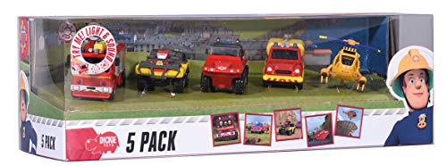 Majorette 7/203094002038 SLP GIFTPACK 5pcs Miniature Cars Set, Red/Yellow