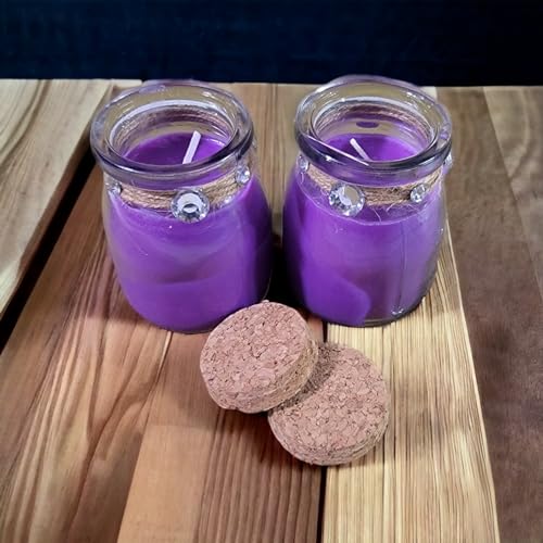 Candle for Saint Lazarus Set of 2 (Vela para San Lazaro set de 2).