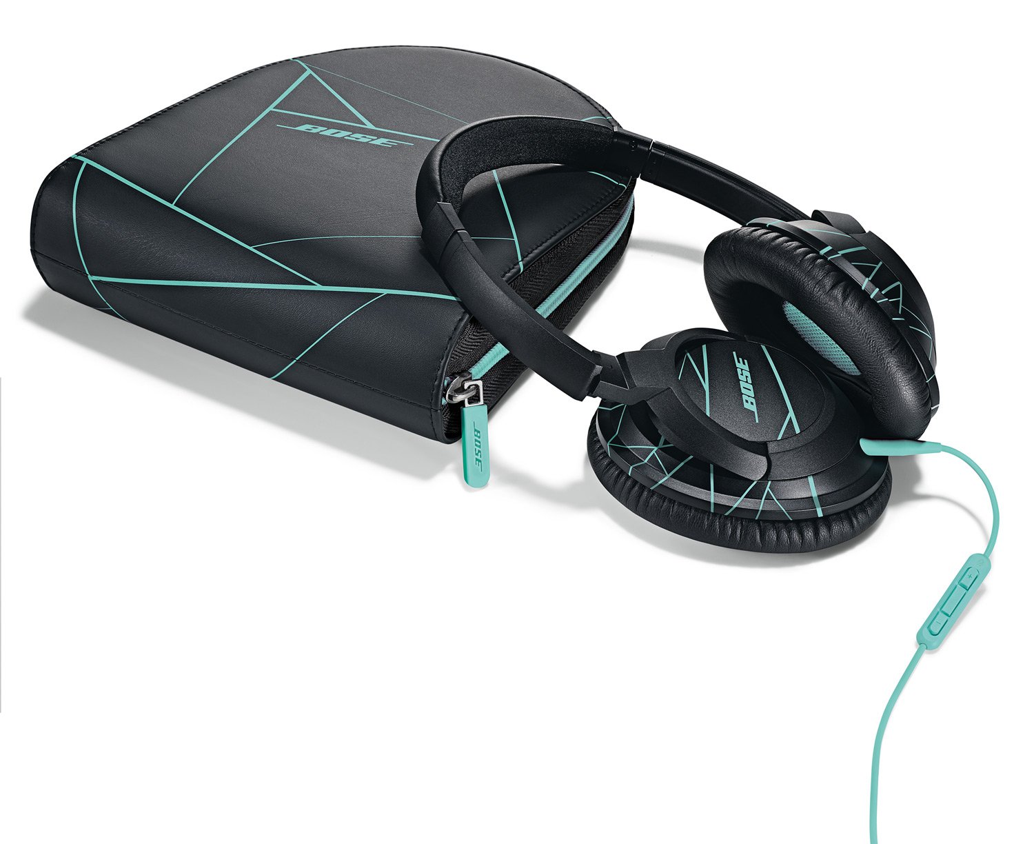 Bose SoundTrue Headphones Around-Ear Style, Black/Mint
