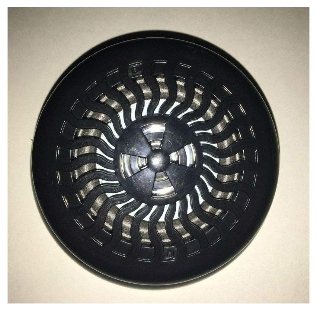 KCHEX 2 Black Wavy Blue LED 5.25" Flush Mount Speaker UV Waterproof