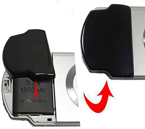 TFSeven 2Pcs PSP-S110 1200mah Rechargeable Lithium Ion Replacement Sony PSP Slim Battery + AC Adapter 5V 2A Wall Travel Power Supply Compatible for PSP 2000 2001 3000 3001 3004 Accessories Bundle Kit