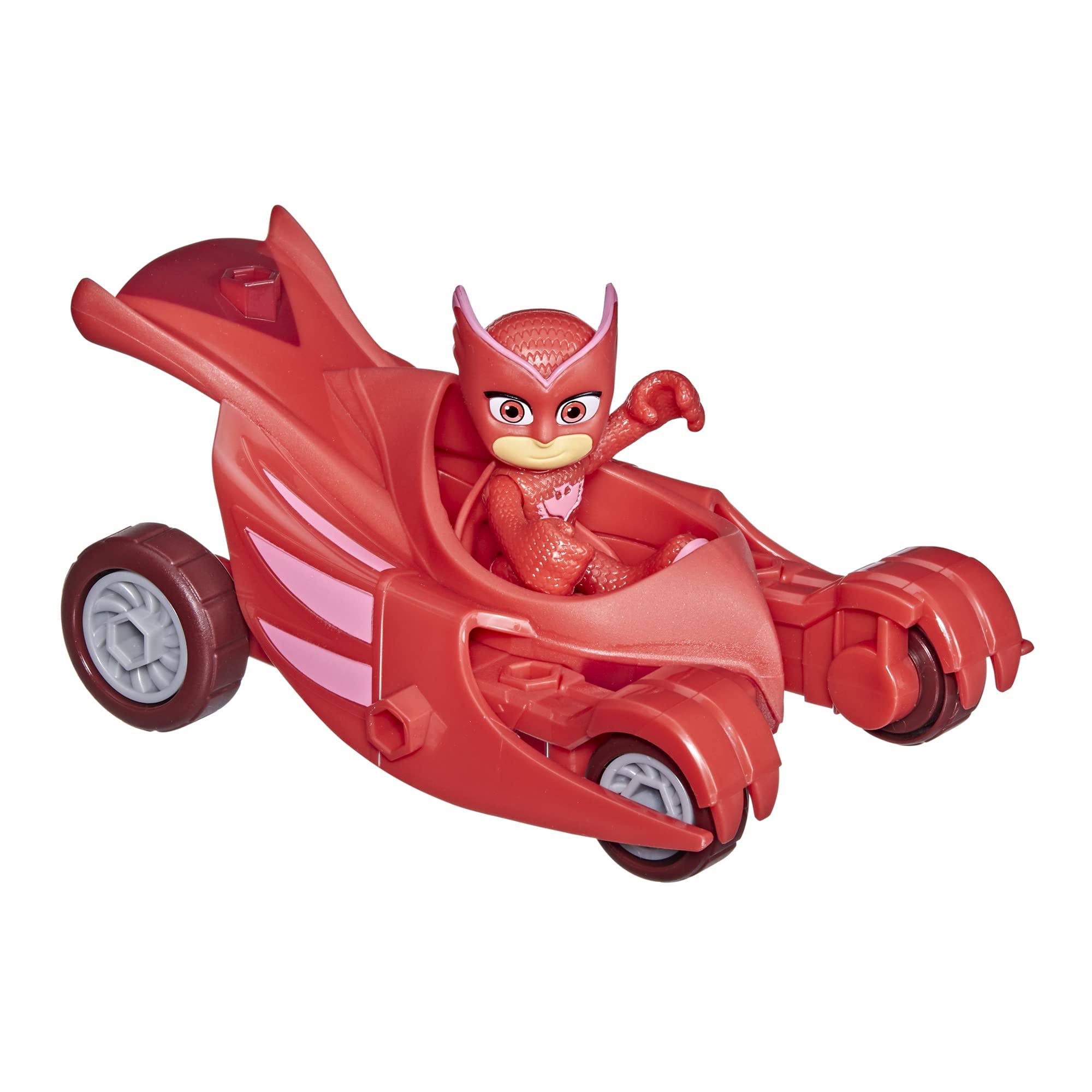 PJ Masks Owl Glider Preschool Toy, Owlette Car with Owlette Action Figure for Kids Ages 3 and Up