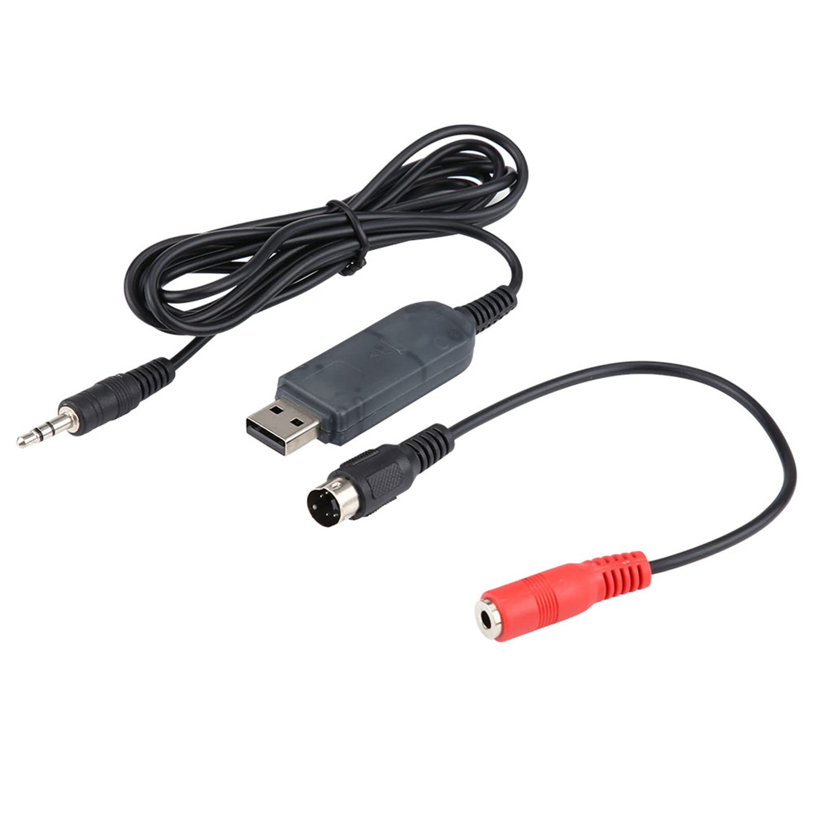 Keenso RC Simulator Cable, USB Dongle Cable Set Compatible with 22 in 1 Quadcopter Flight Simulator Remote Controller Transmitter Modeling Accessory