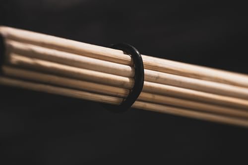 Meinl Stick & Brush Flex Multi-Rod Bundle Specialty Drumsticks for Low Volume Quiet Acoustic Music on Drums/Percussion, Bamboo Dowels, Natural, one Size (SB202)