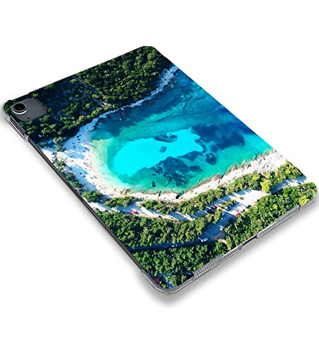 Nature Landscape Beach Forest case Compatible with iPad Mini Air Pro 7.9 8.3 9.7 10.2 10.9 11 12.9 inch Pattern Cover New 2022 2021 Trifold Stand 3 4 5 6 7 8 9 Generation 86 (11" Pro 1/2/3 gen)