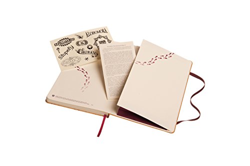 Moleskine Limited Edition Harry Potter Notebook, Hard Cover, Large (5" x 8.25") Ruled/Lined, 240 Pages