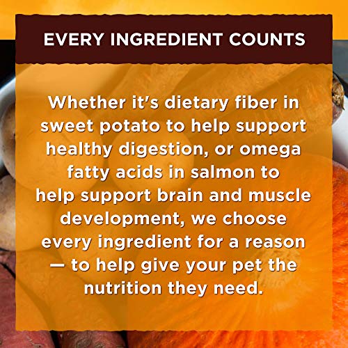 Nature's Recipe Grain Free Easy to Digest Salmon, Sweet Potato and Pumpkin Recipe Dry Dog Food, 4-Pound