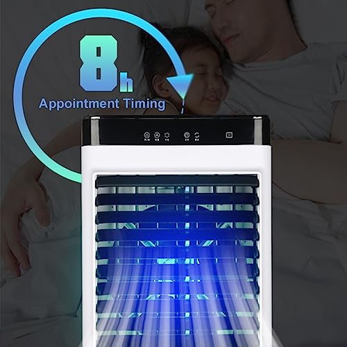 Portable Air Conditioners,3-IN-1 Air Cooler Humidifier Fan Modes 8H Timer,Free Standing Air Conditioner Portable Remote Control For Bedroom,Home Office And Camping
