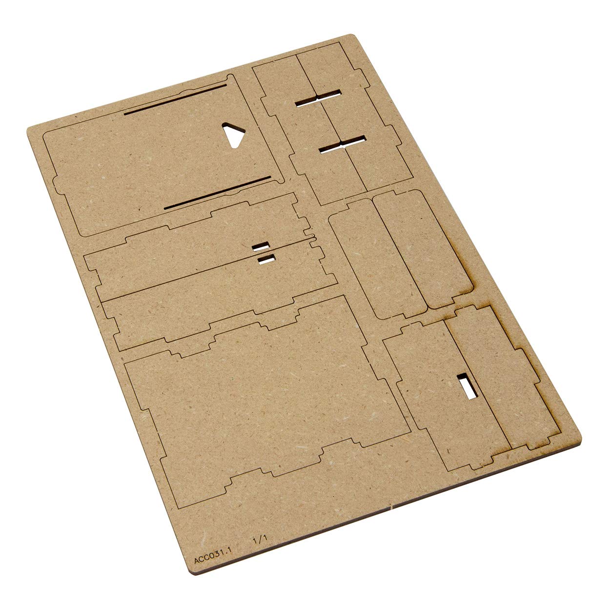 The Broken Token Card Size Bit Box for CCG Expansion - Wood Organizer with Two Dividers for Cards, Tokens, Markers