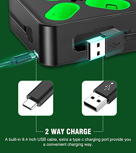 Battery Charger for Rechargeable Xbox One Controller Battery Pack with 4 x 2550mAh Xbox One Series X Battery, Xbox Charging Accessories Kit for Xbox One Series S/X, Xbox One/X/S/Elite Controllers