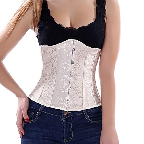 Plus Size Women's Underbust Latex Sport Girdle Corsets Cincher Hourglass Body Shaper