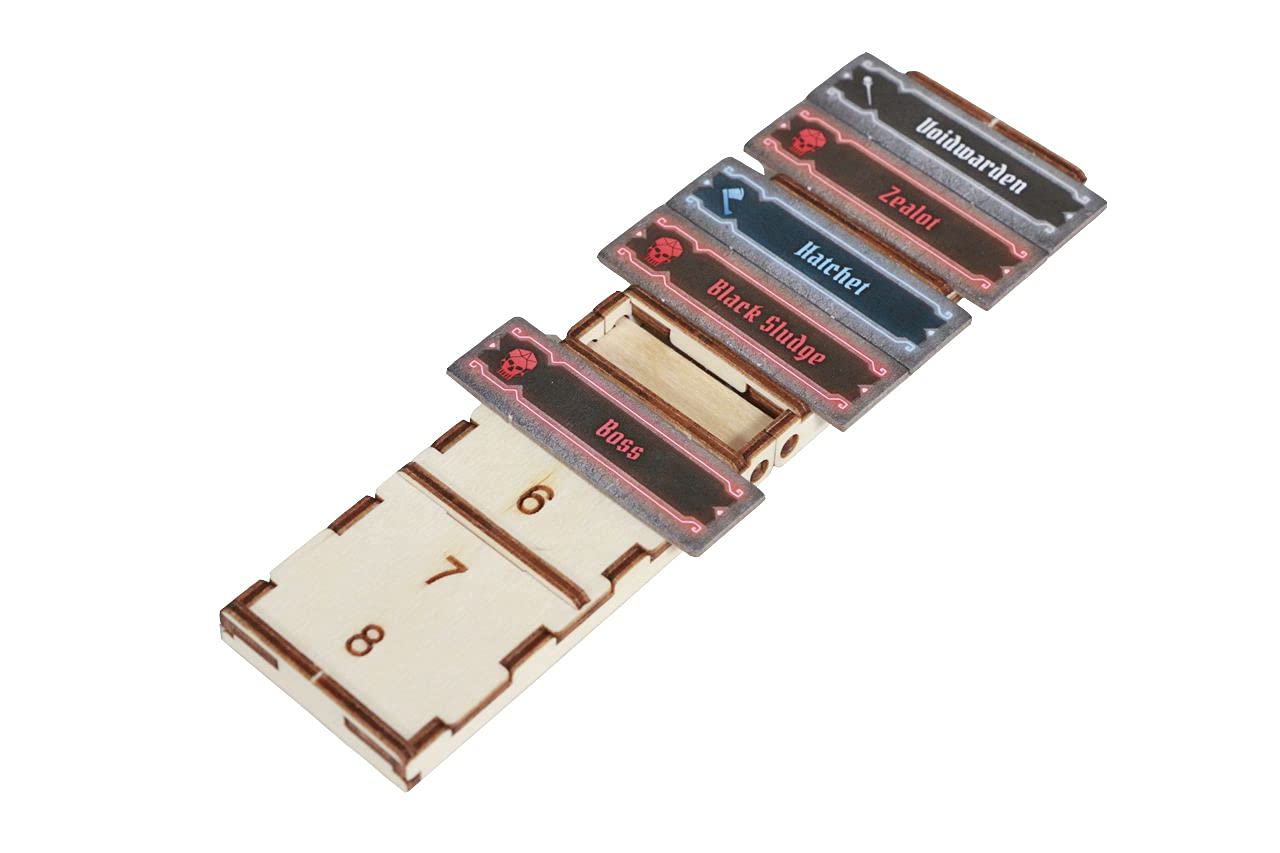 The Broken Token Initiative Tracker - Wood Game Tracker Compatible with Jaws of The Lion