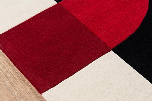 Momeni Rugs Delhi Collection Area Rug, 5' x 8', Black