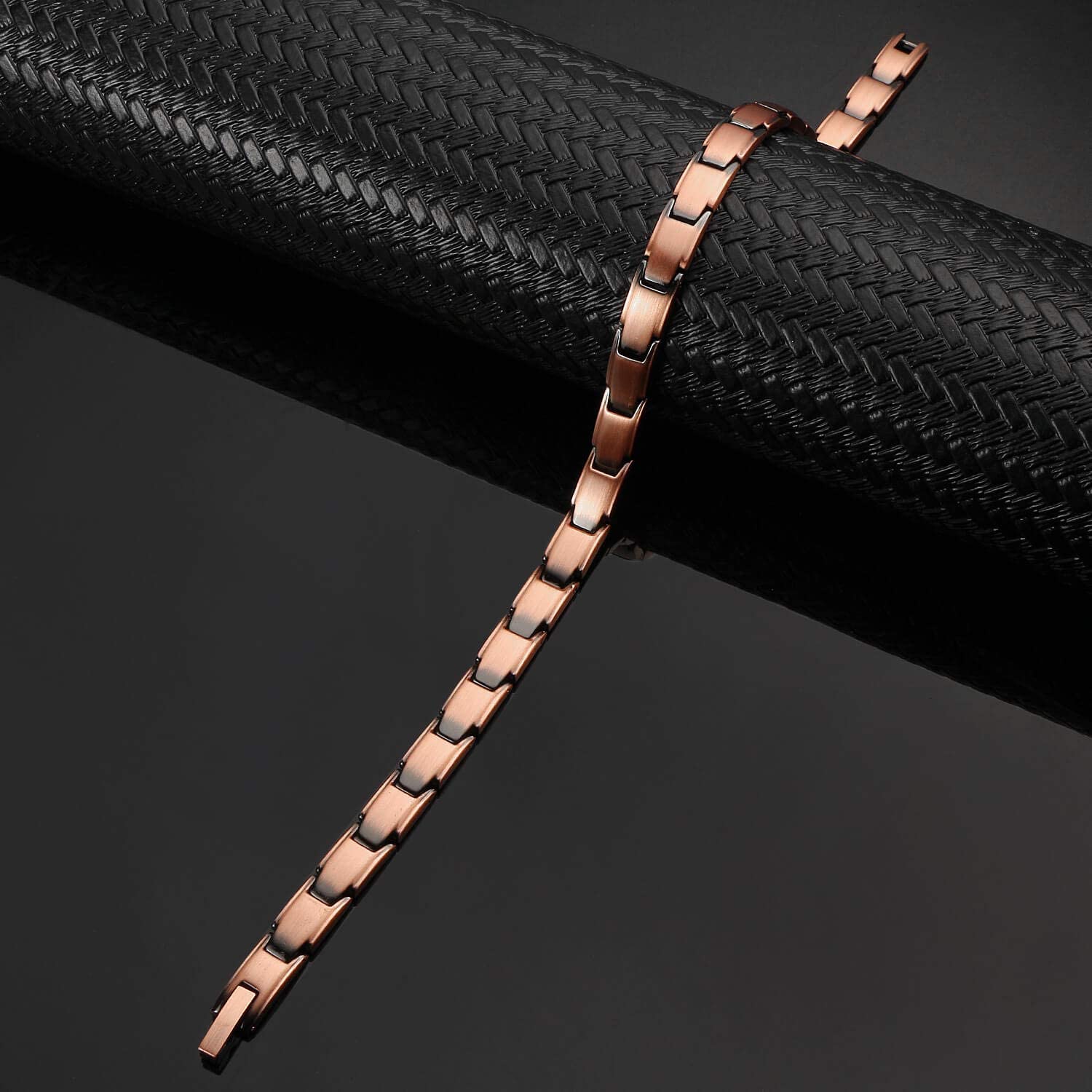 Copper Bracelets and Rings for Women Magnetic Pure Copper Crystal Bracelets, Jewelry Gift
