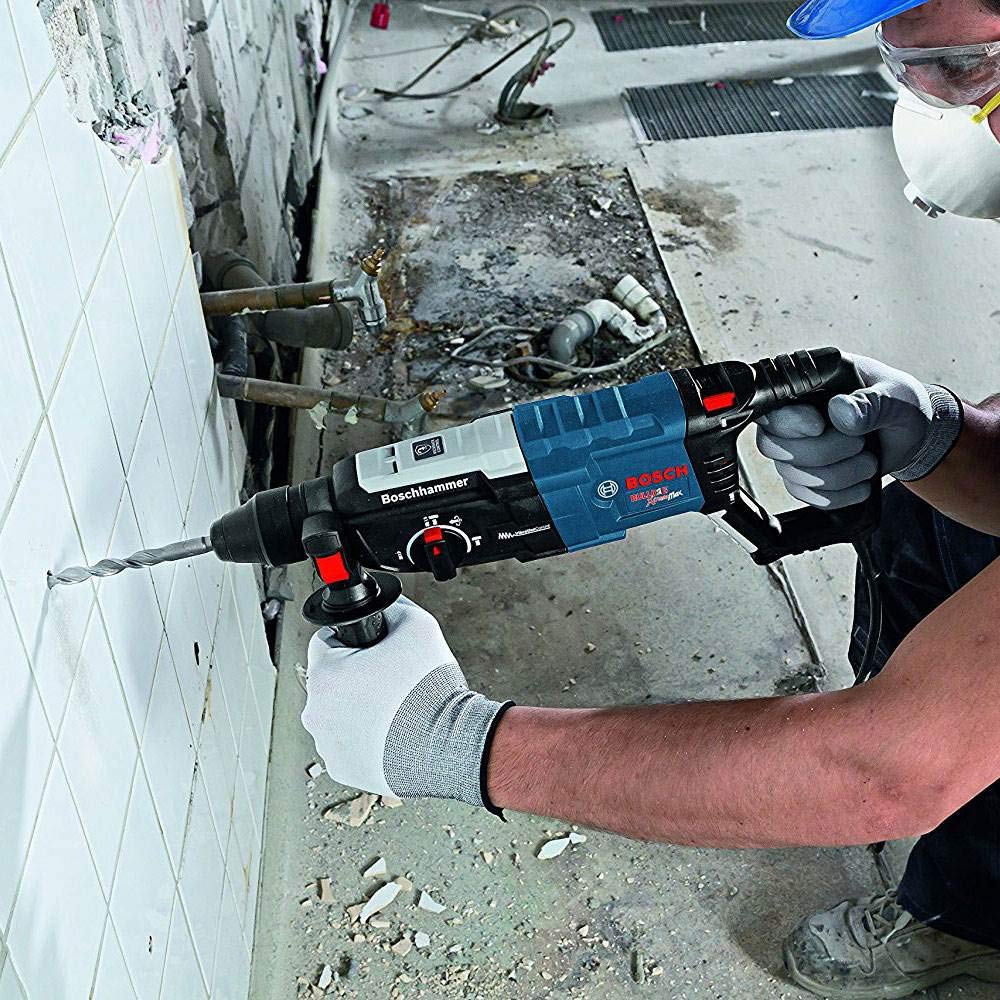 Bosch GBH2-28L-RT 8.5 Amp 1-1/8 in. SDS-Plus Bulldog Xtreme MAX Rotary Hammer (Renewed)