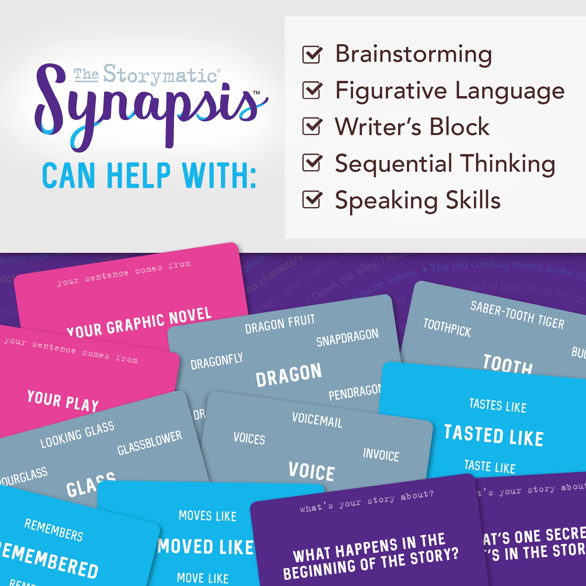Storymatic Synapsis β Creative Writing Prompts for Adults and Young Writers β Storytelling Game