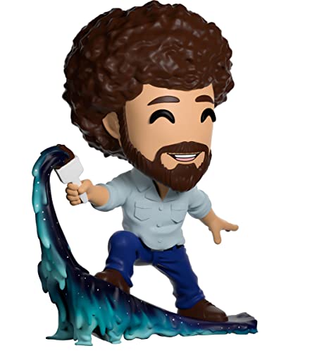 Youtooz Bob Ross Happy Accidents Action Figure, Bob Ross Figure 5" Vinyl Figure Bob Ross Collection