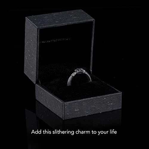 COPPERTIST.WU Ouroboros Ring 925 Sterling Silver Snake Serpent Rings Aesthetic Halloween Jewelry Gift for Women Men (9)