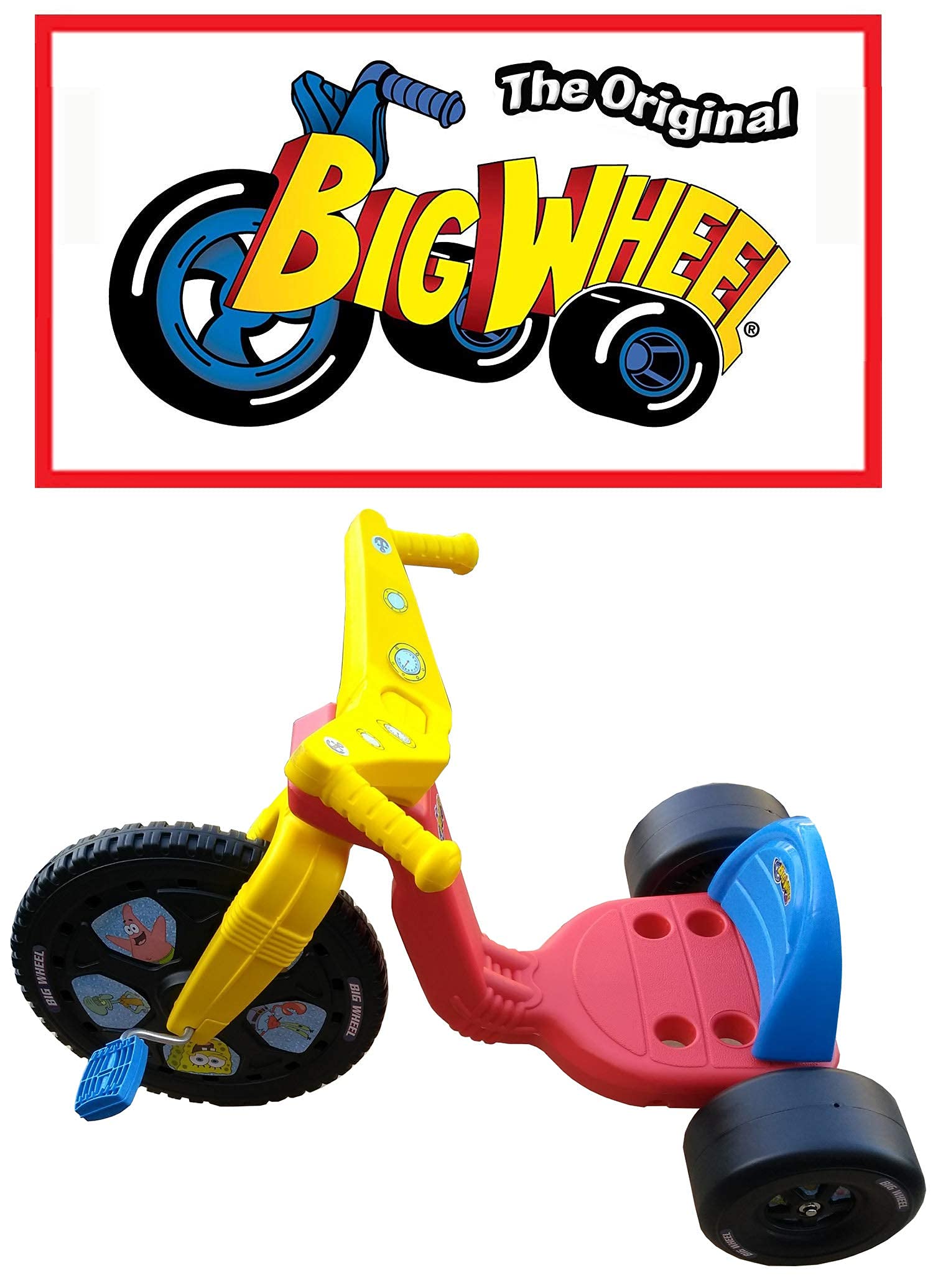 The Original Big Wheel 16 Inch Classic Tricycle - Spongebob Squarepants - Red