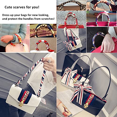 Bag Handbag Scarf Handle Wrap Ribbon Scarf Purse Scarf for Women
