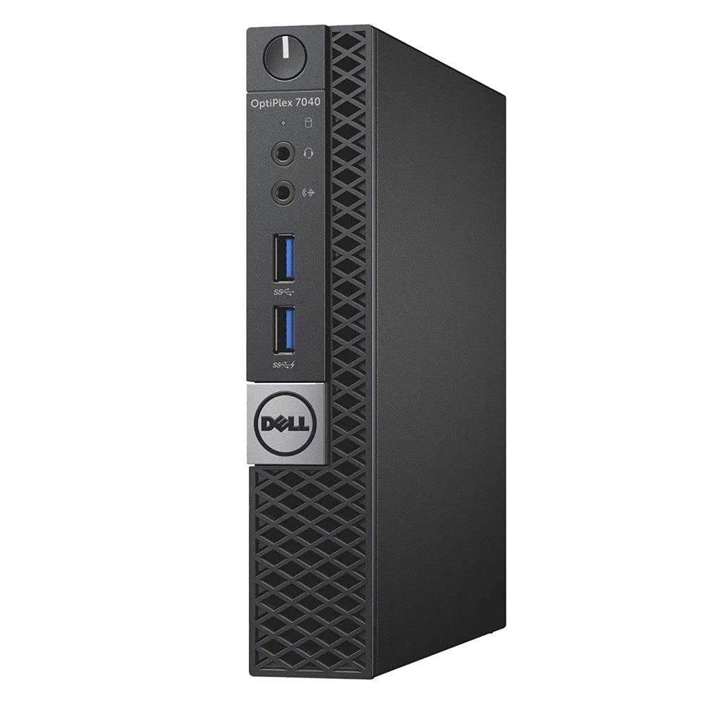Dell Optiplex 7040 Micro Business Desktop Computer PC Intel 4-Core i5-6500T 2.5GHz Up to 3.1GHz 32GB DDR4 New 1TB NVMe M.2 SSD WiFi Bluetooth HDMI DP Windows 10 Pro Wireless Keyboard&Mouse (Renewed)