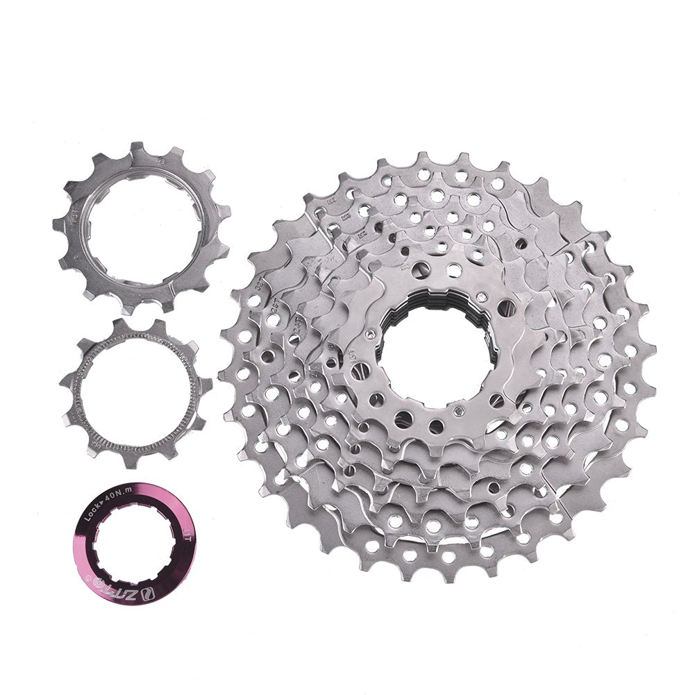 Bike Freewheel Set Steel 8 Speed 11 32T Cassette Replacement Accessory for Mountain Bikes