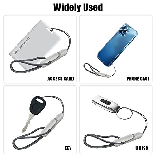 HiFan Lanyard Compatible for AirPods Pro 2, Anti-Drop & Anti-lost Lanyard, Adjustable Lanyard with Clip for AirPods Pro 2(Grey)