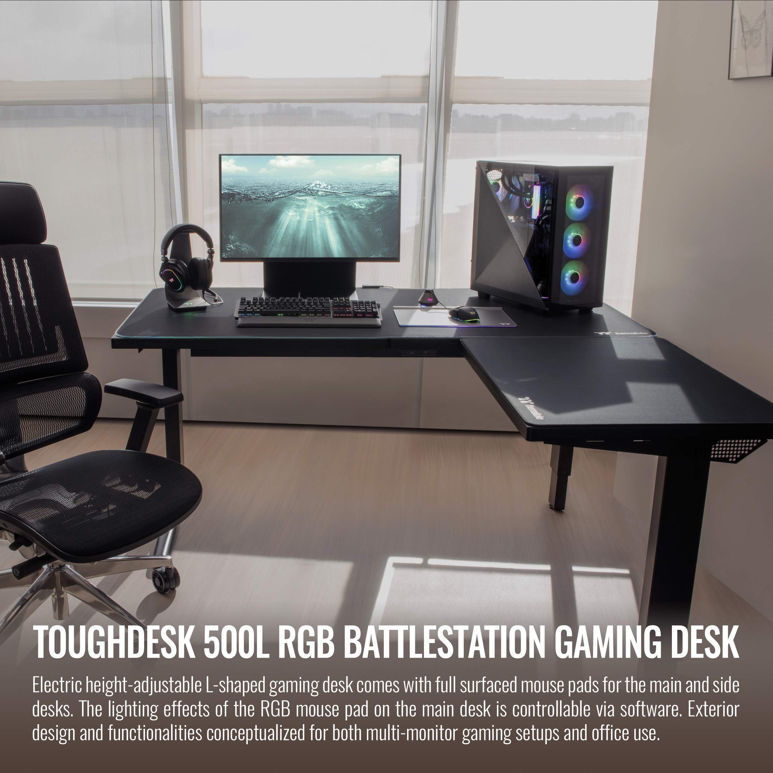 Thermaltake RGB ToughDesk 500L