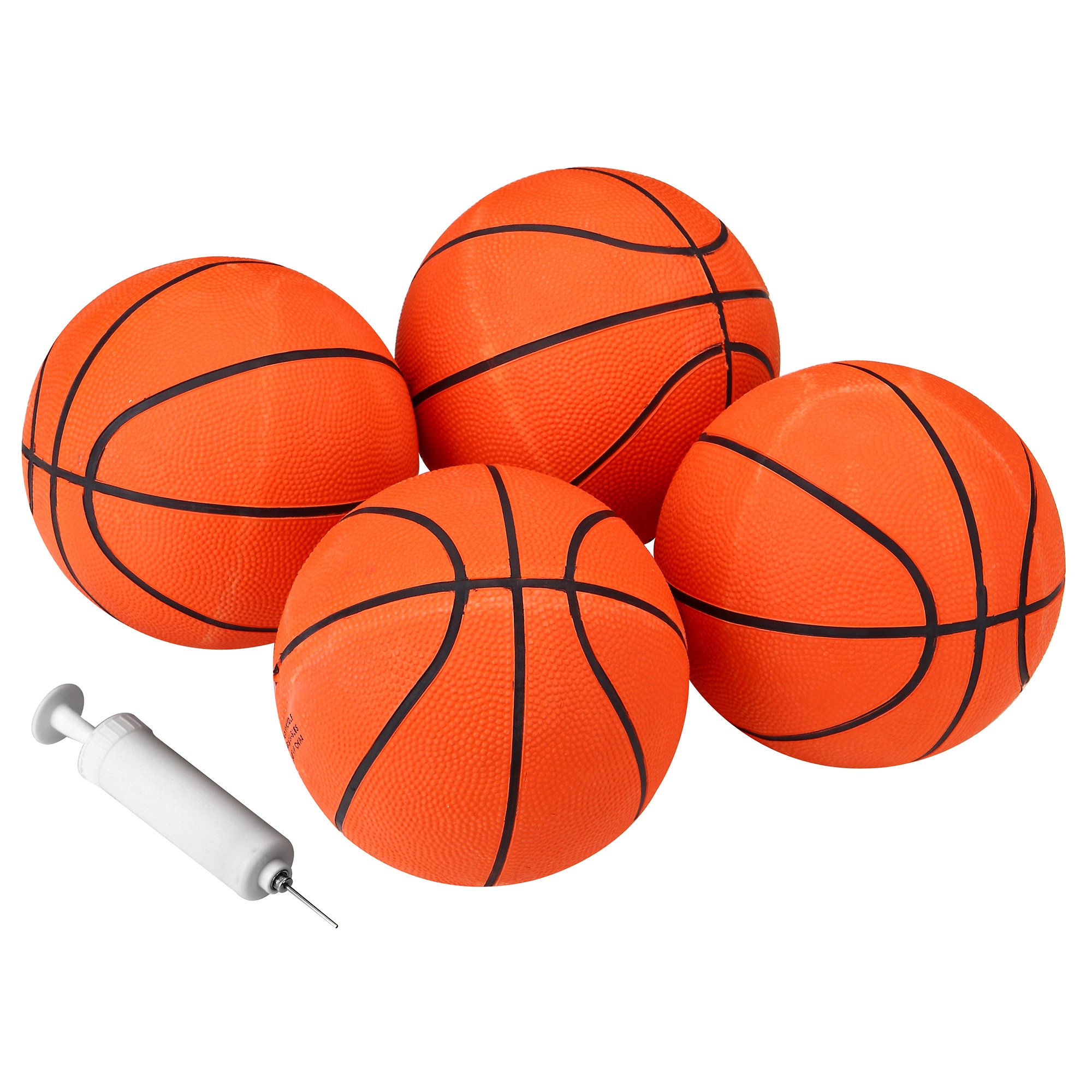 Hathaway Sure Shot 81-in Dual Basketball Arcade Game for Room - with LED Scoring, Foldable Indoor Basketball Game Design, Steel Frame, 8 Game Modes, 4 Balls, Pump & Dual Hoops - Orange/Black Finish