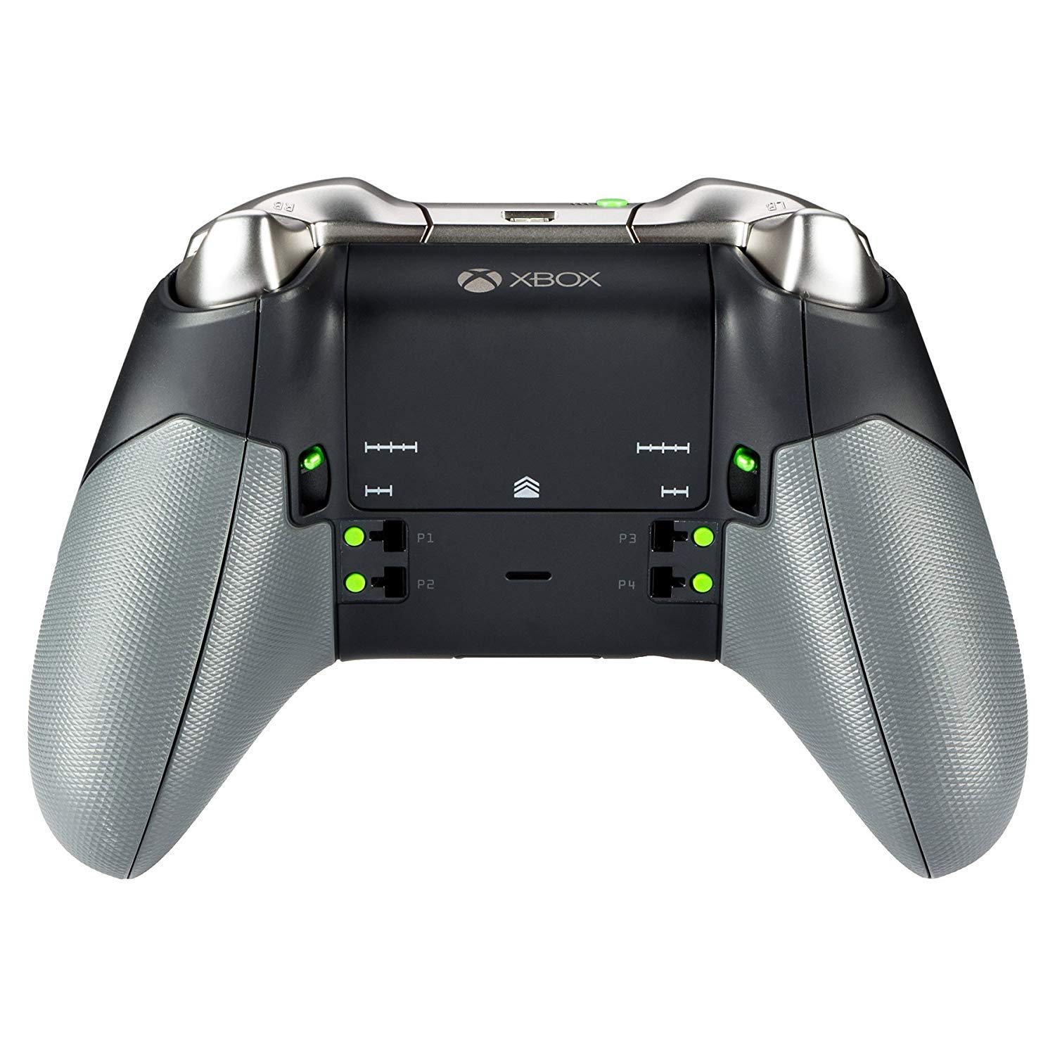 New Replacement Rear Handle Grip Side Panels Rail Shell Case Cover for Microsoft Xbox One Elite Controller-Left&Right.