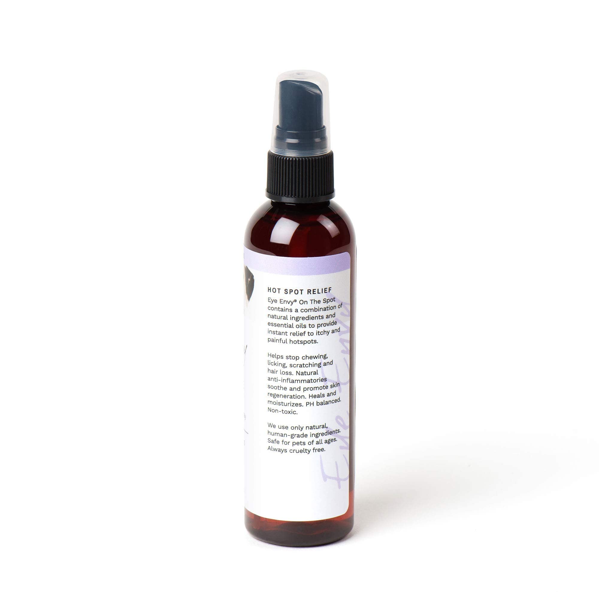 Eye Envy On The Spot Healing and Itch Relief Spray |Instant Relief for Hot Spots & Itchy, Irritated Skin | 100% Natural & Safe | PH Balanced, Non-Toxic | Prevents Licking, Chewing & Scratching | 4 oz