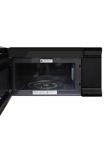DUURA Elite DE161OTRSSS Microwave Oven Built-in 1000-Watts with 10 Power Levels Pre Settings and Express, Sensor and Speed Cooking and Silent Mode with Glass Turntable, 1.6-Cu.Ft, Metallic