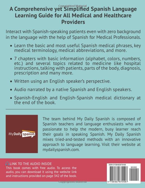 Spanish for Medical Professionals: Essential Spanish Terms and Phrases for Healthcare Providers