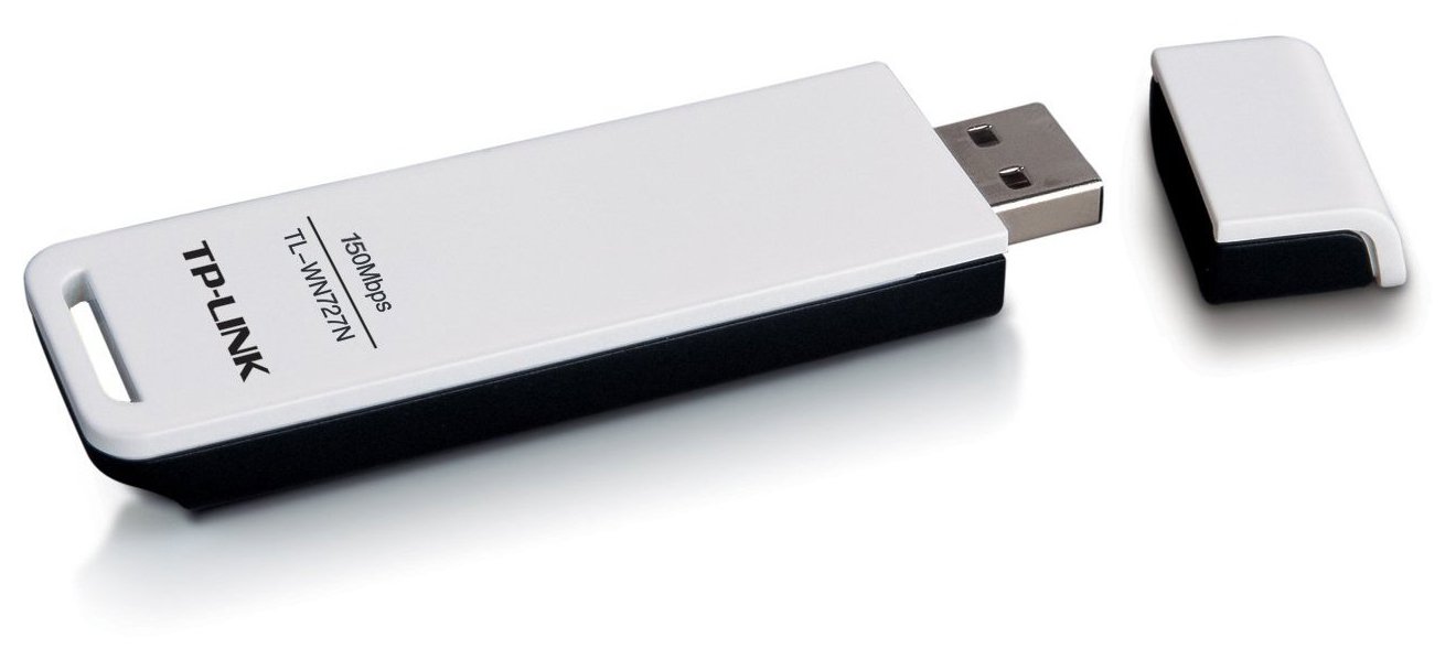 TP-Link Wireless N150 USB Adapter,150Mbps, w/WPS Button, IEEE 802.1b/g/n, WEP, WPA/WPA2 (TL-WN727N)