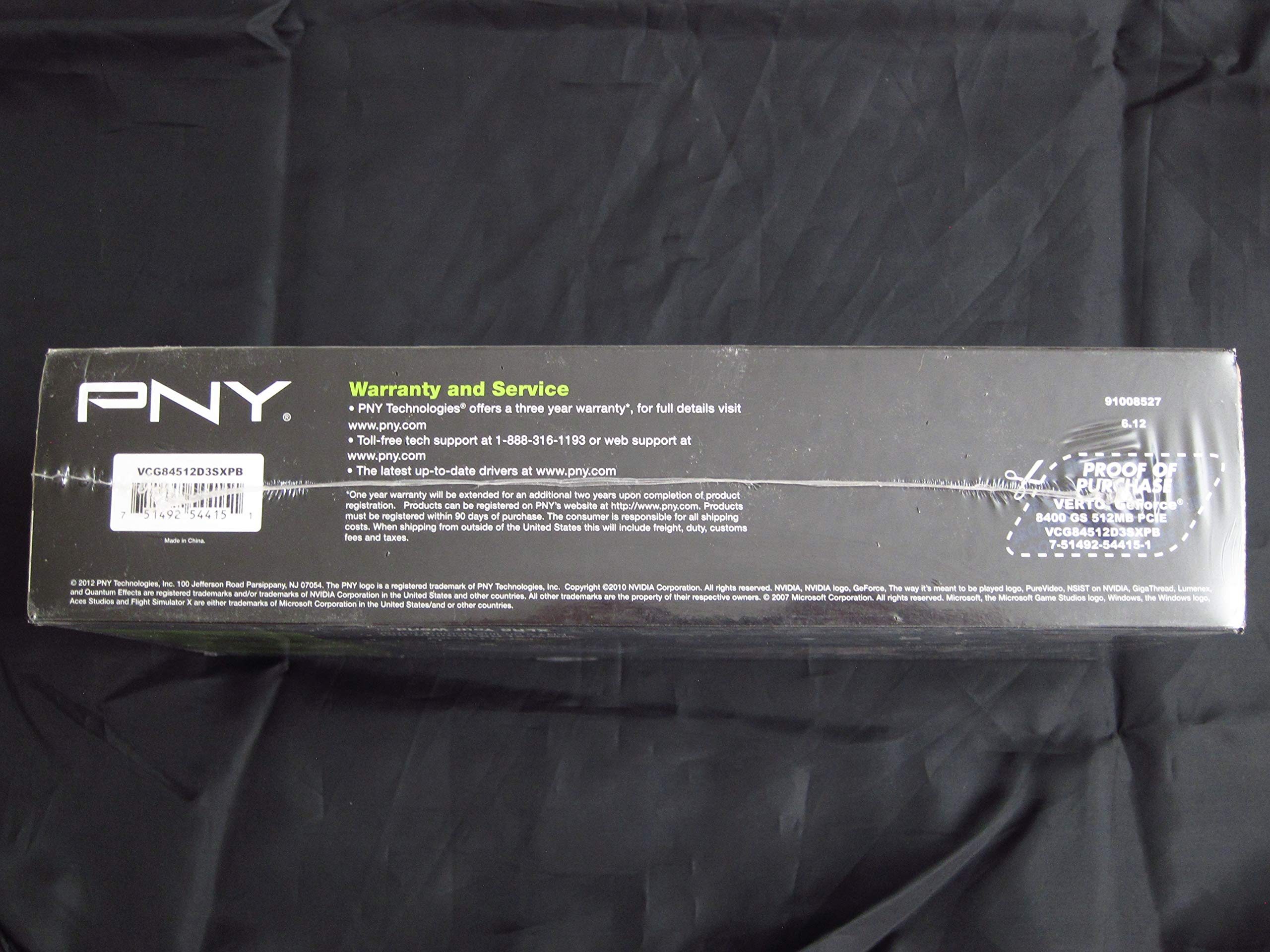 PNY GeForce 8400GS Graphics Card (VCG84512D3SXPB)