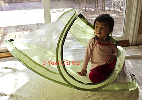 MooMooBaby Pop-Up Baby Beach Crib Tent