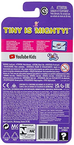 Polly Pocket Pet Center Compact with Removable Doghouse, Surprise Reveals, Photo Customization, Micro Doll with 5 Movable Joints, Great Gift for Ages 4 Years Old & Up