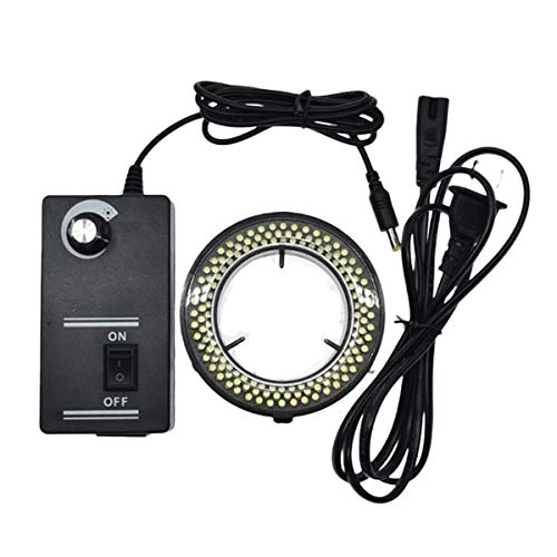 FainWan Digital Microscope Accessories 60 LED Adjustable Ring Light Illuminator Lamp for Stereo Zoom Microscope Microscope Accessories
