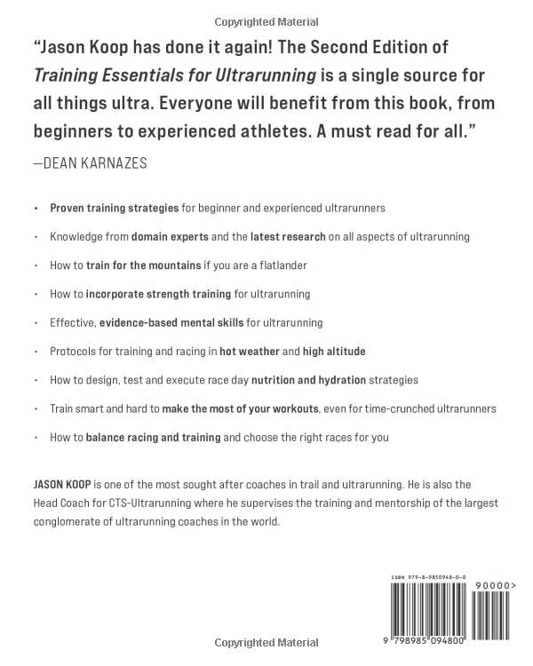 Training Essentials for Ultrarunning- Second Edition