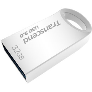 Transcend 32GB JetFlash 710 USB 3.1/3.0 Flash Drive (TS32GJF710S), Silver