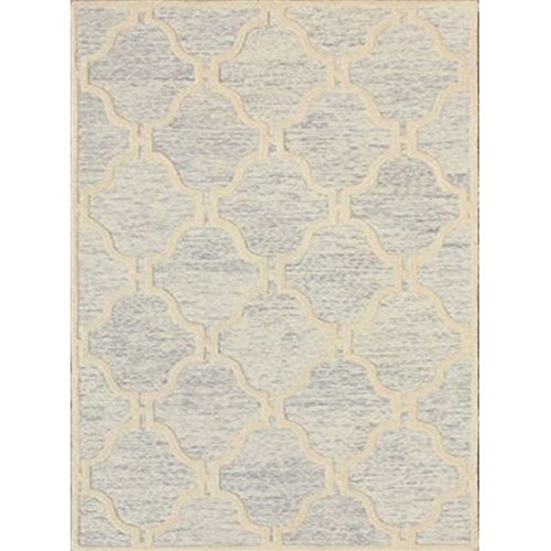 SAFAVIEH Cambridge Collection Accent Rug - 2' x 3', Light Grey & Ivory, Handmade Moroccan Distressed Wool, Ideal for High Traffic Areas in Entryway, Living Room, Bedroom (CAM727G)